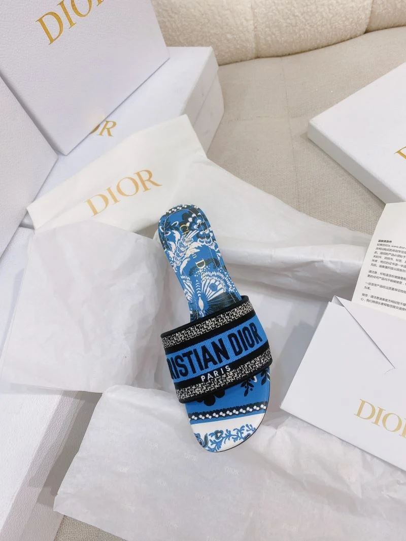Brand-authenticated Christian Dior Slippers