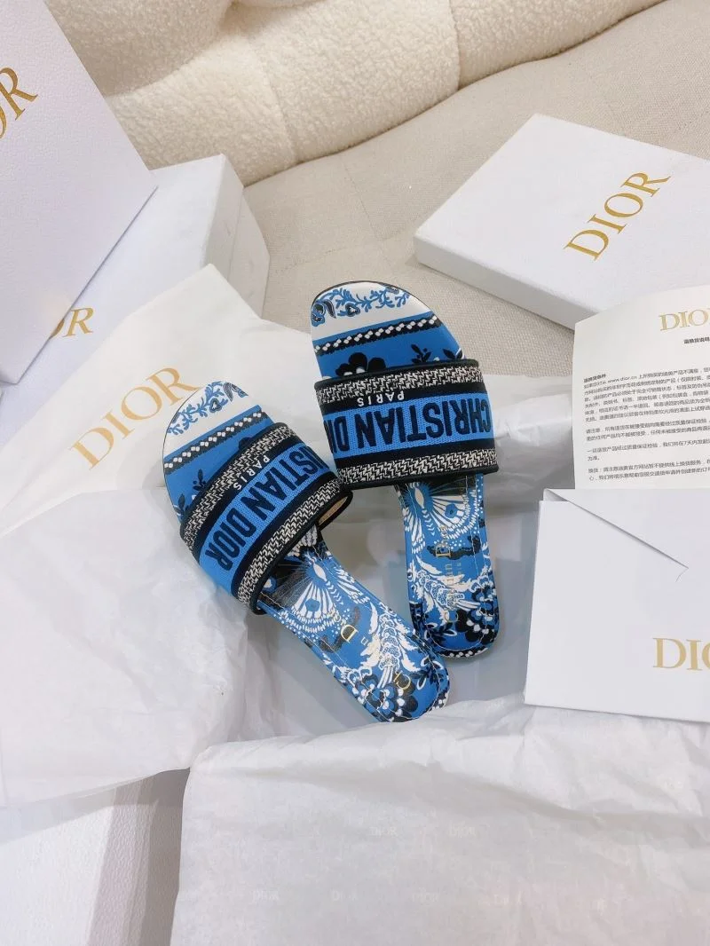 Brand-authenticated Christian Dior Slippers