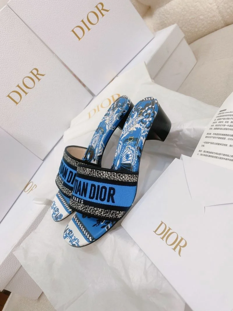 Brand-authenticated Christian Dior Slippers
