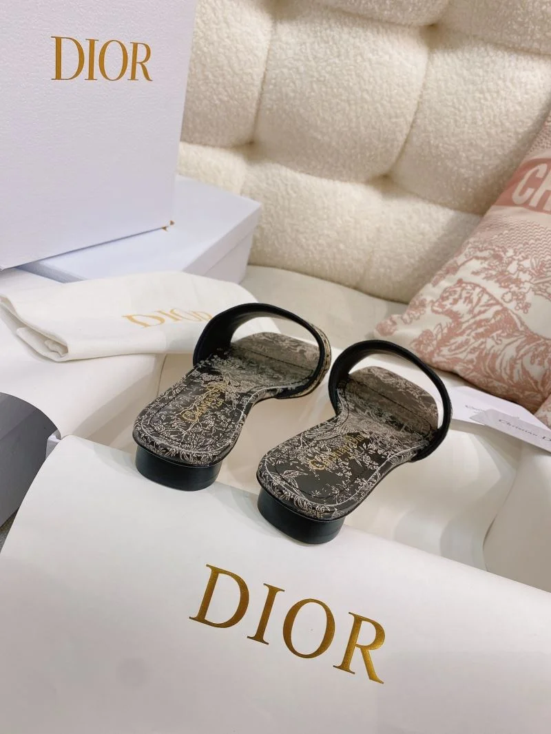 Brand-authenticated Christian Dior Slippers