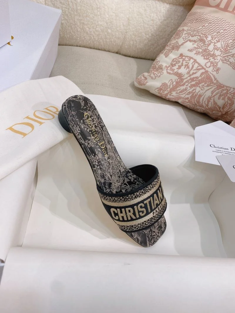 Brand-authenticated Christian Dior Slippers