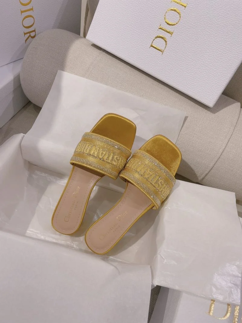 Authentic Christian Dior Slippers