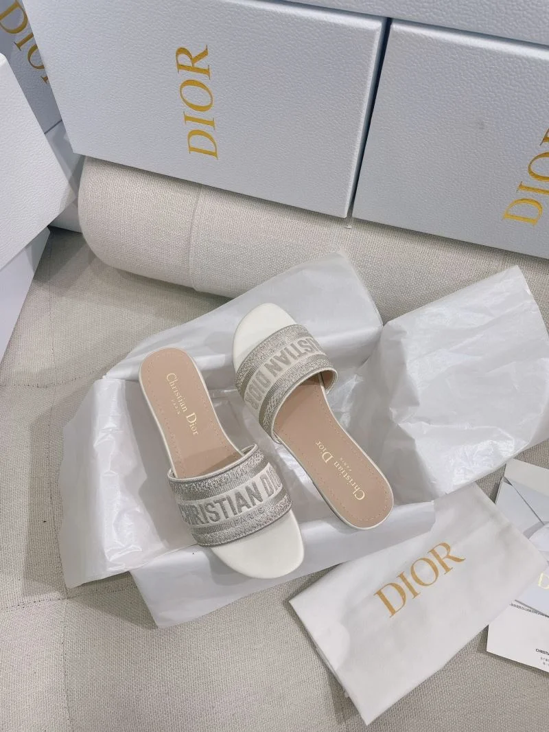 Brand-authenticated Christian Dior Slippers