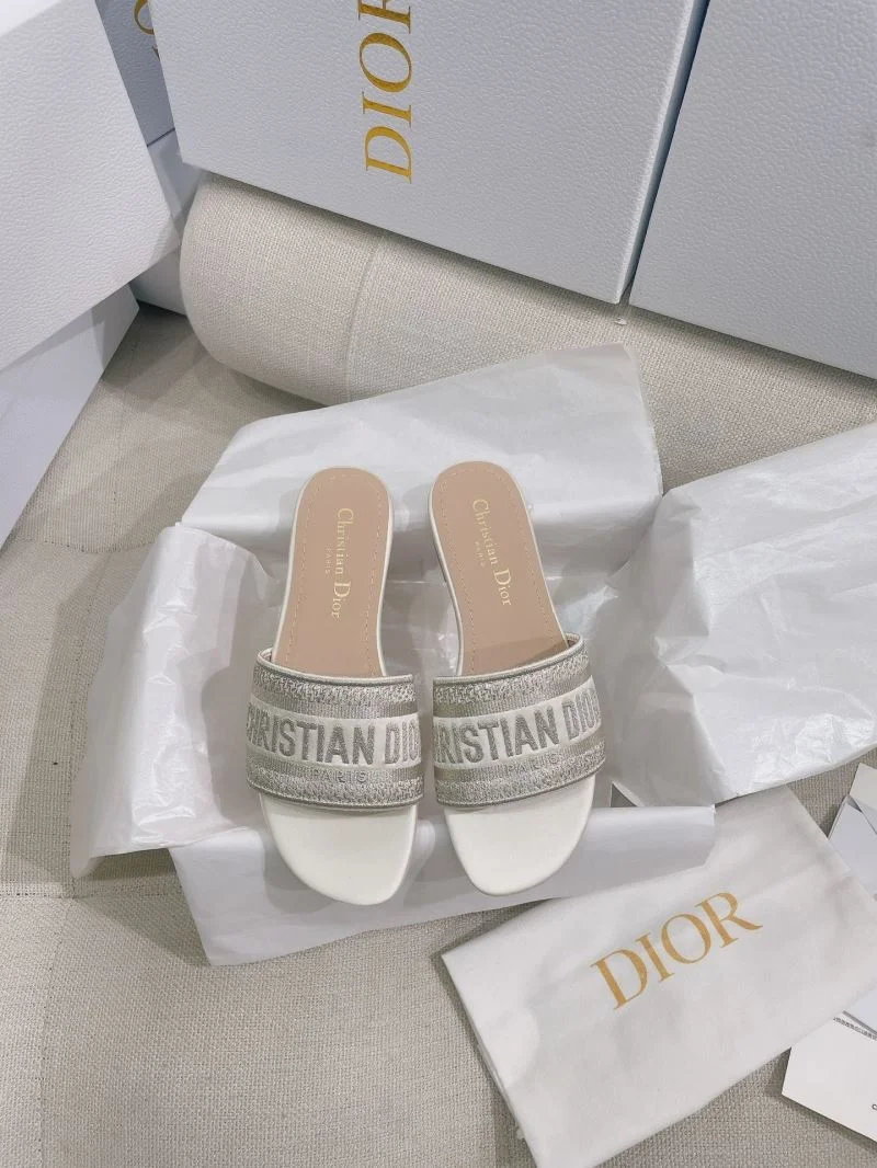 Brand-authenticated Christian Dior Slippers