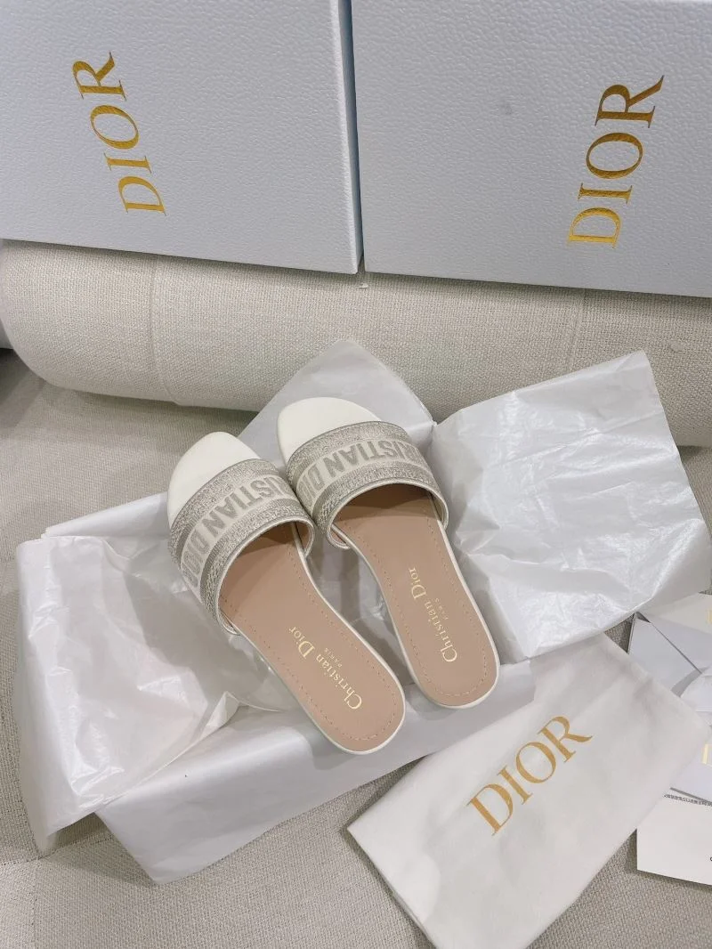 Brand-authenticated Christian Dior Slippers