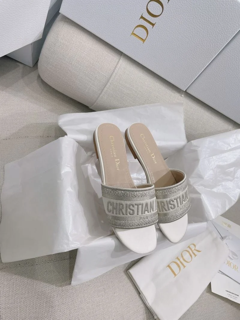 Brand-authenticated Christian Dior Slippers