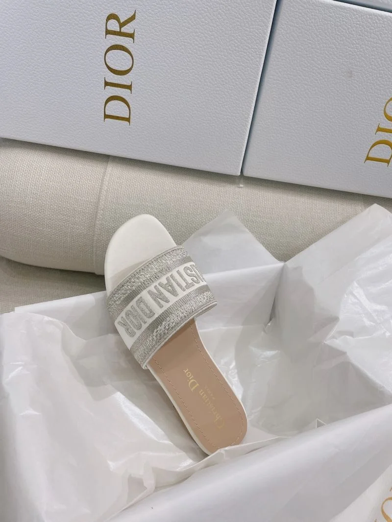 Brand-authenticated Christian Dior Slippers
