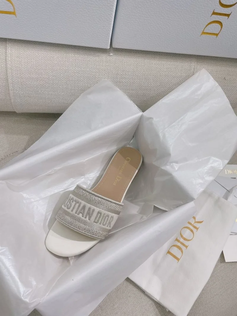 Brand-authenticated Christian Dior Slippers