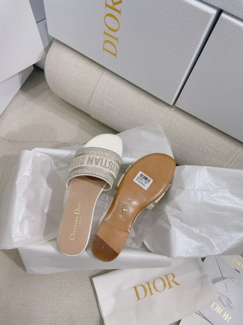 Brand-authenticated Christian Dior Slippers