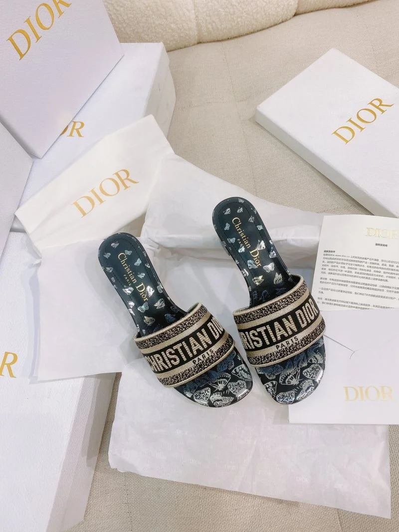 Brand-authenticated Christian Dior Slippers