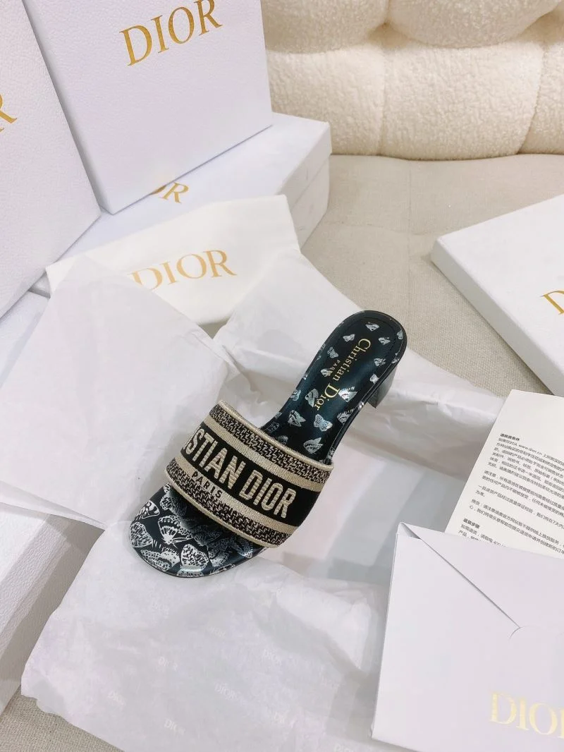 Brand-authenticated Christian Dior Slippers