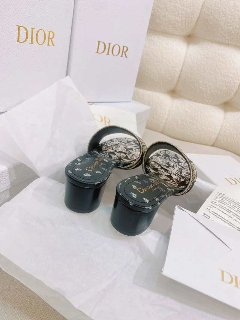 Brand-authenticated Christian Dior Slippers