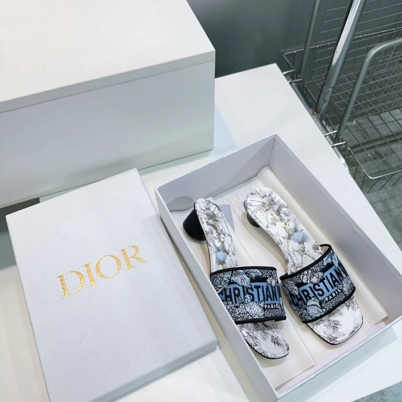 Brand-authenticated Christian Dior Slippers