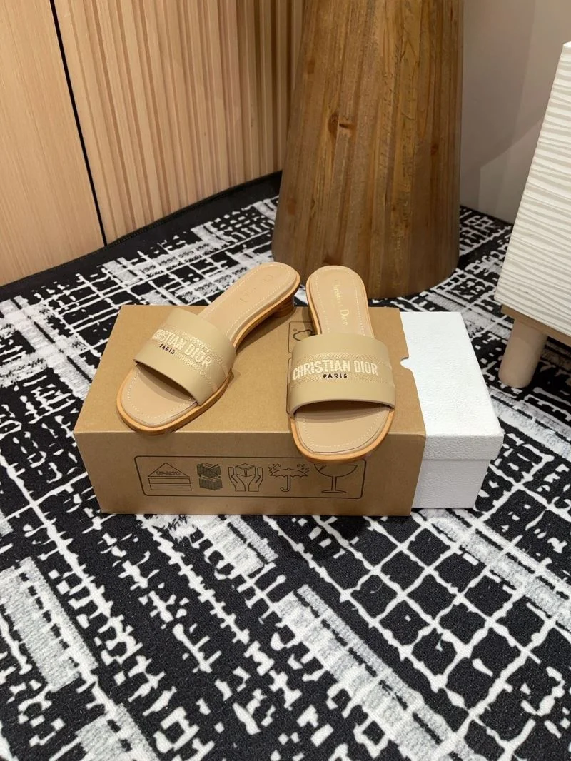 Brand-authenticated Christian Dior Slippers