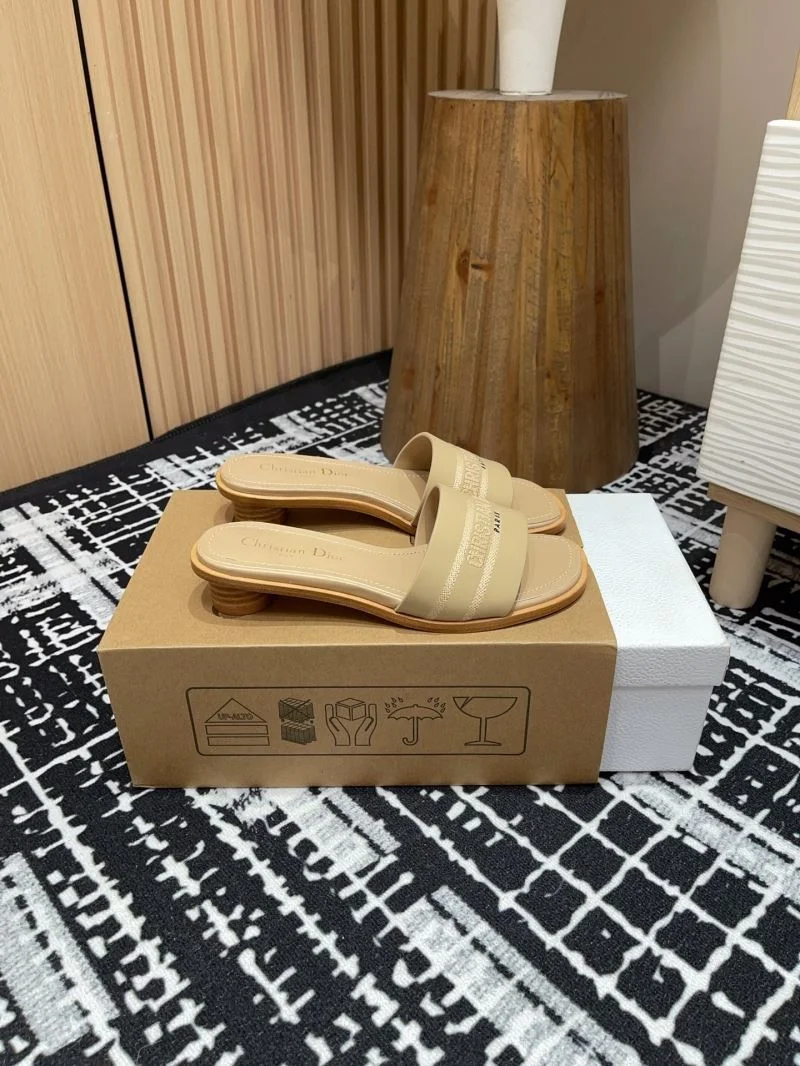 Brand-authenticated Christian Dior Slippers