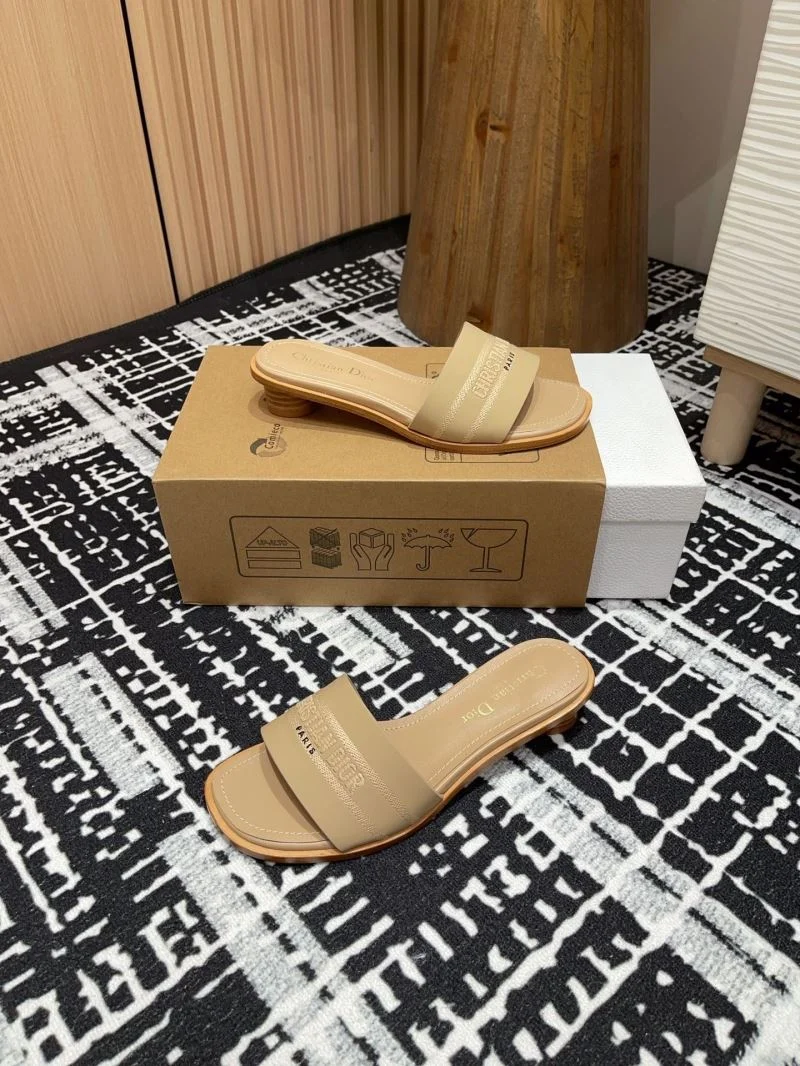 Brand-authenticated Christian Dior Slippers