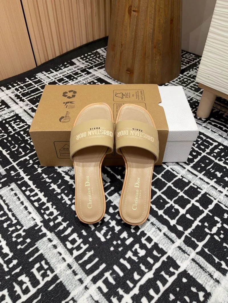 Brand-authenticated Christian Dior Slippers