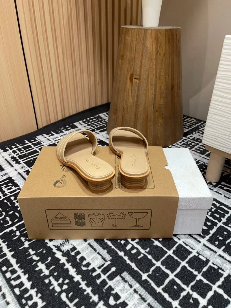 Brand-authenticated Christian Dior Slippers