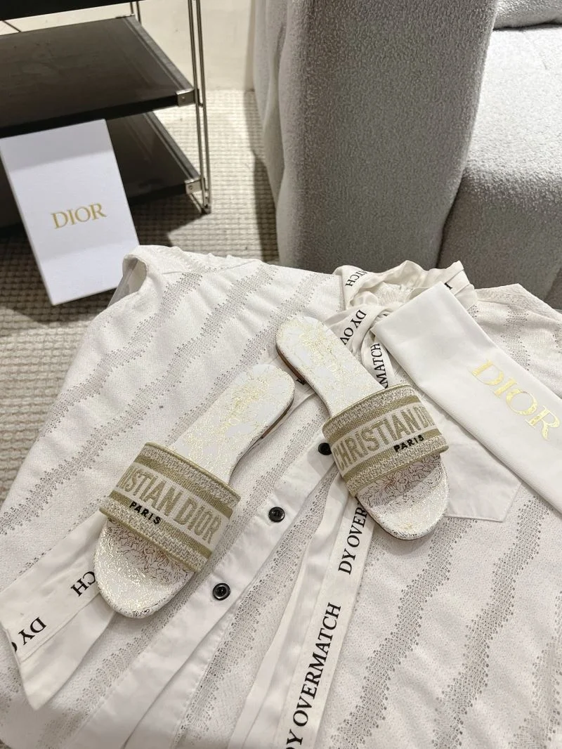 Authentic Christian Dior Slippers