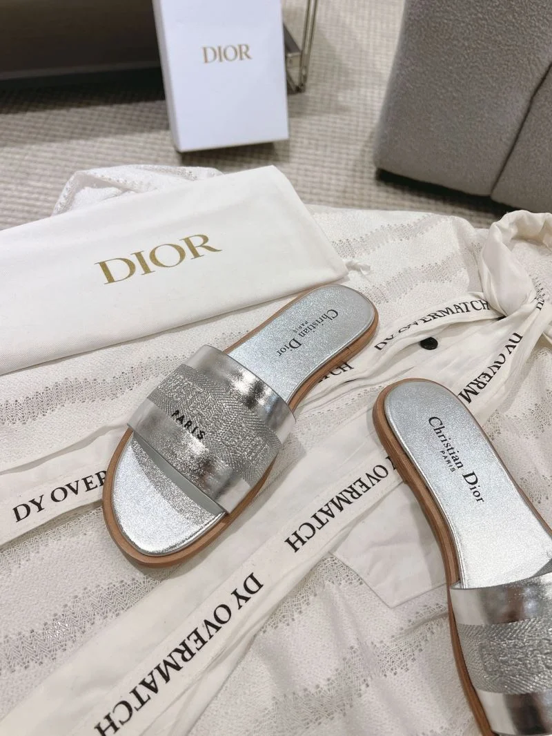 Brand-authenticated Christian Dior Slippers