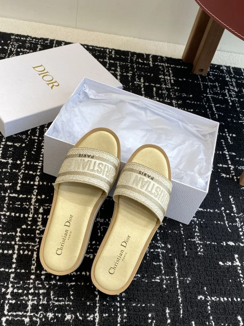 Precise copy Christian Dior Slippers