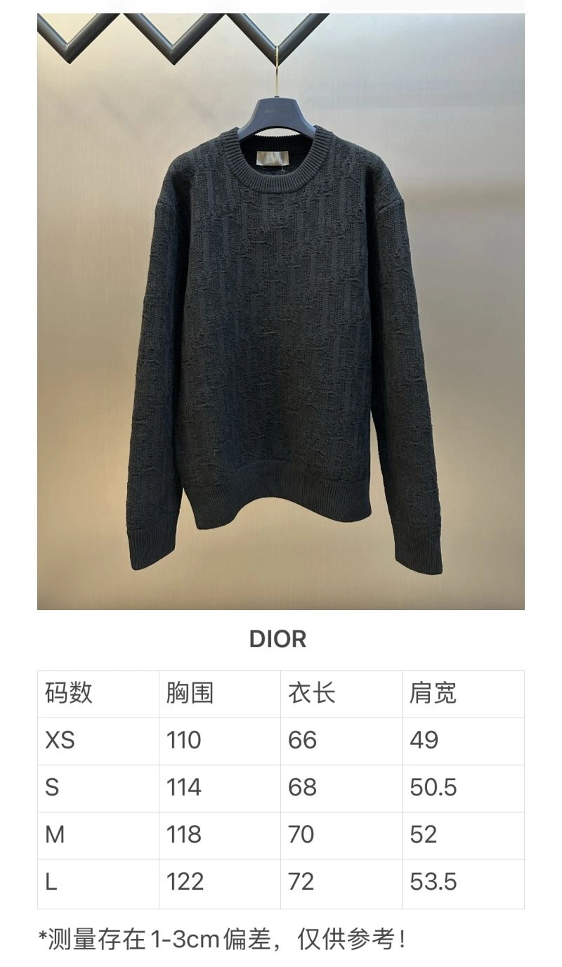 Accurate model Christian Dior Sweaters
