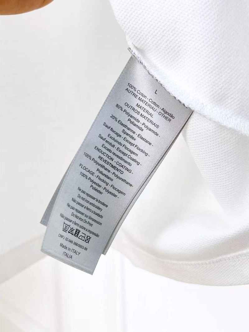 Accurate model Christian Dior T-Shirts