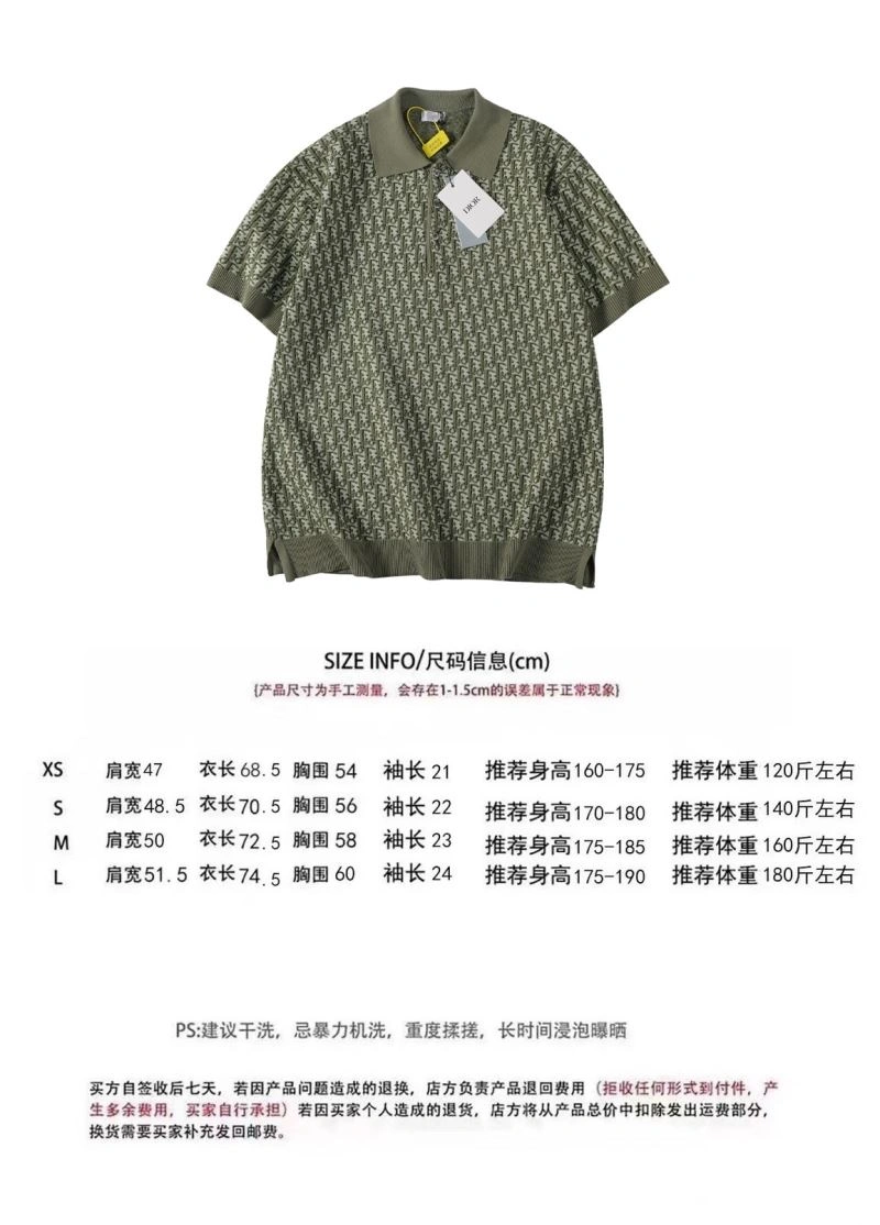 Accurate model Christian Dior T-Shirts