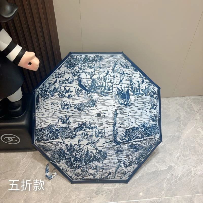 Brand-authenticated Christian Dior Umbrella