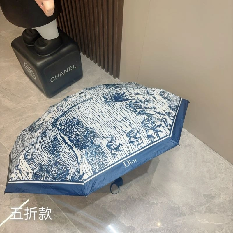 Brand-authenticated Christian Dior Umbrella