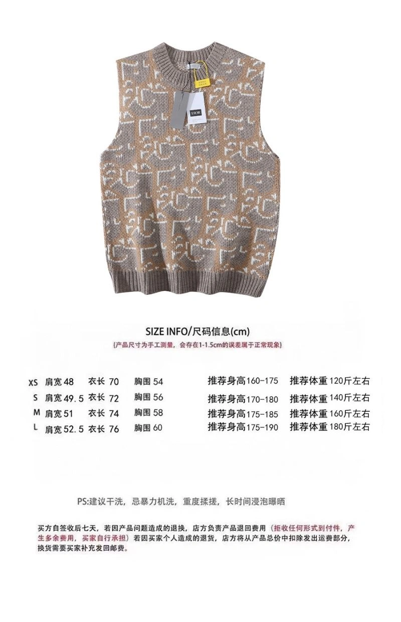Accurate model Christian Dior Vest