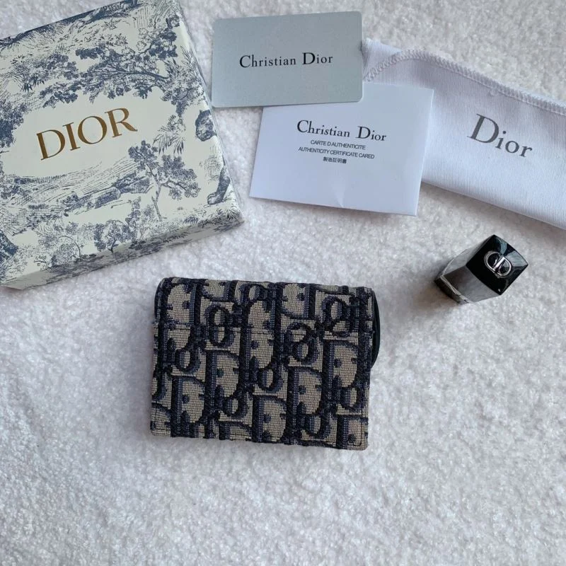 Genuine Christian Dior Wallets Purse