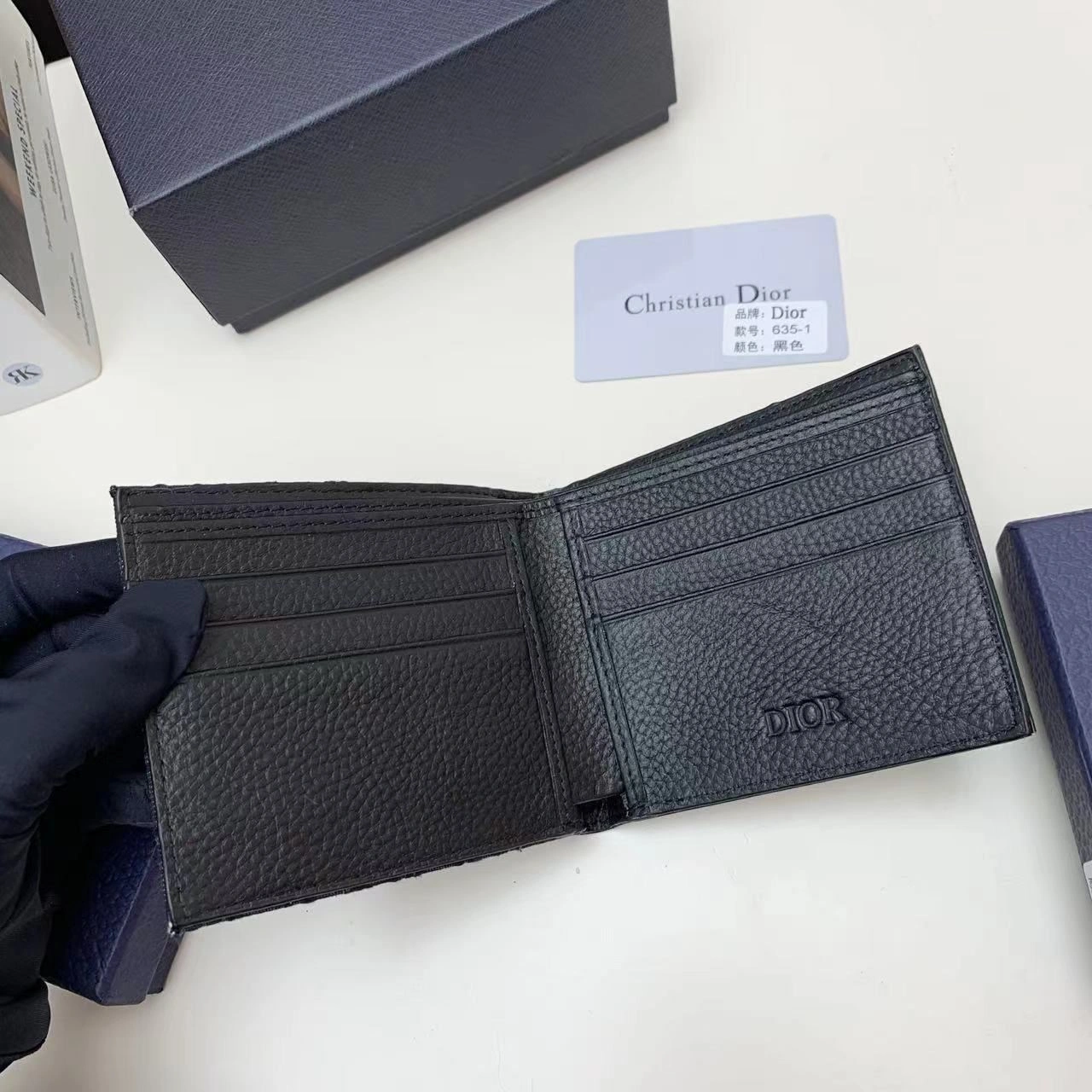 Brand-authenticated Christian Dior Wallets Purse