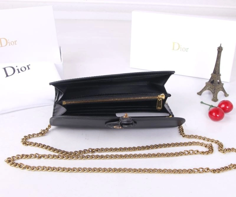 Genuine Christian Dior Wallets Purse