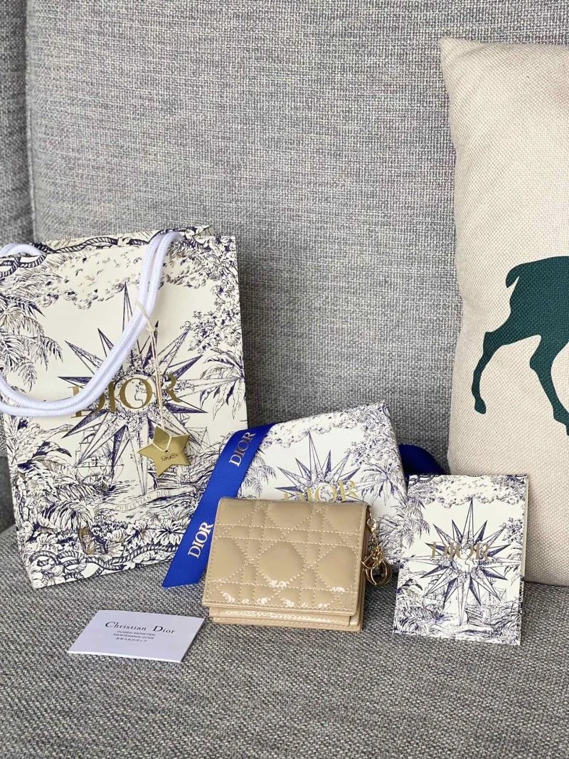 Genuine Christian Dior Wallets Purse