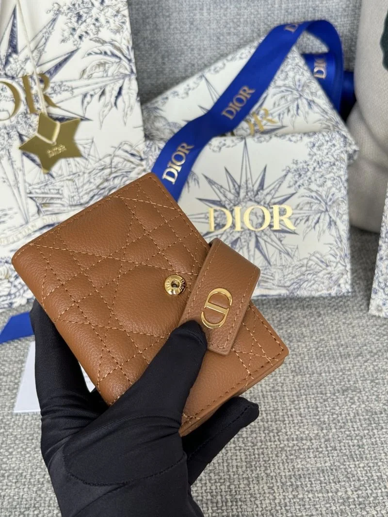 Brand-authenticated Christian Dior Wallets Purse