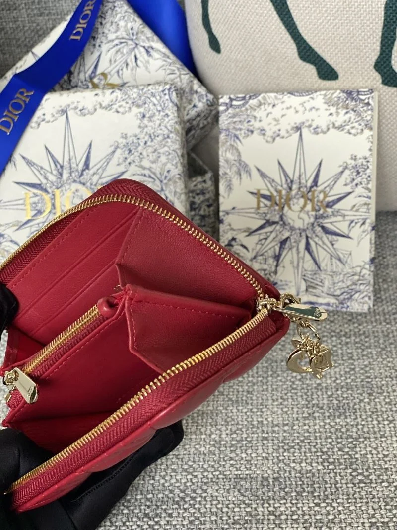 1:1 copy Christian Dior Wallets Purse