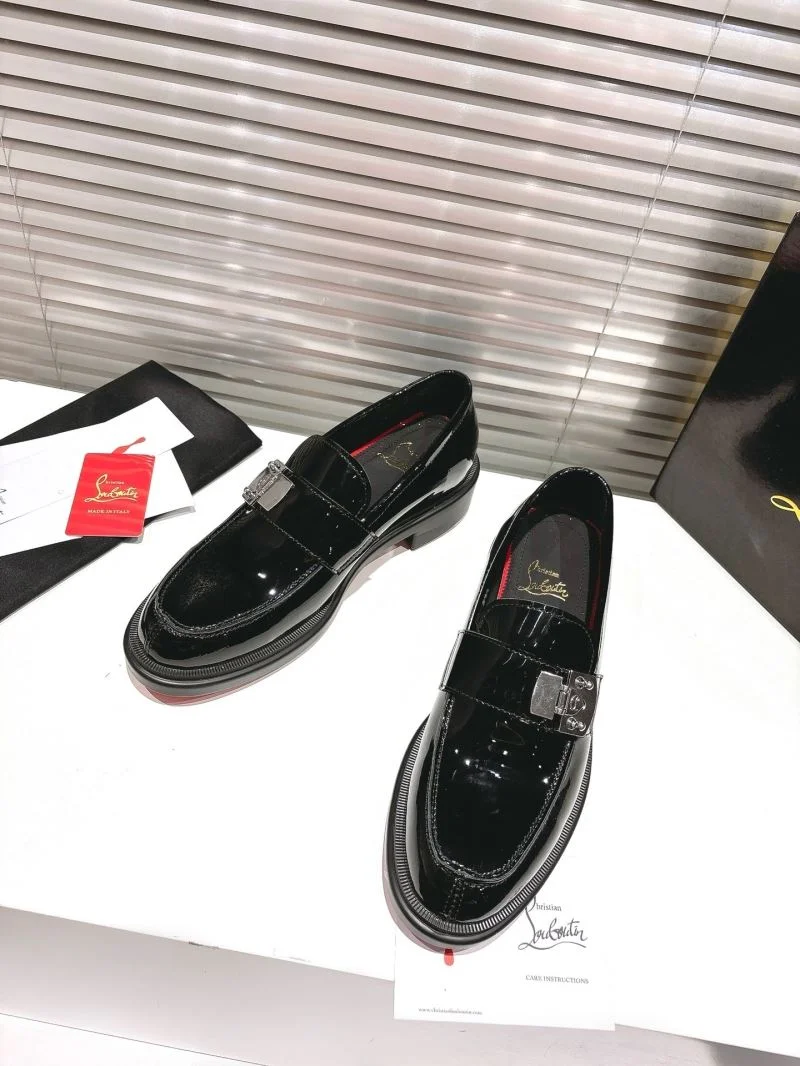 Brand-authenticated Christian Louboutin Low Shoes