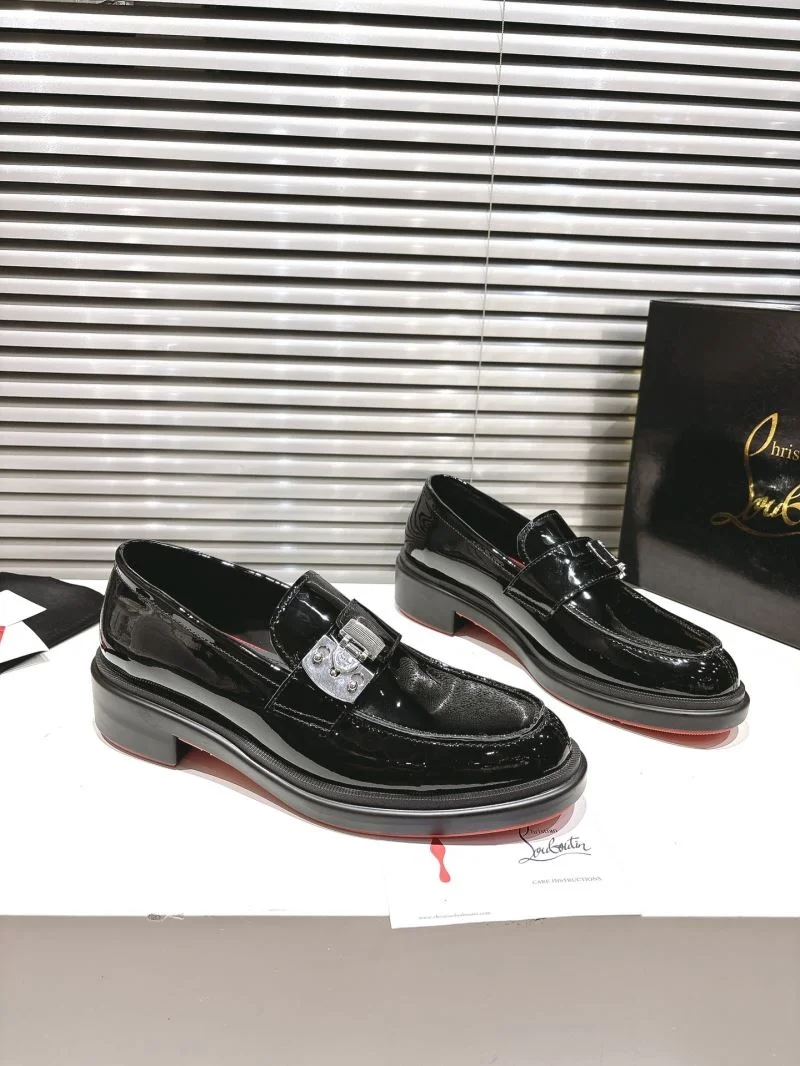 Brand-authenticated Christian Louboutin Low Shoes