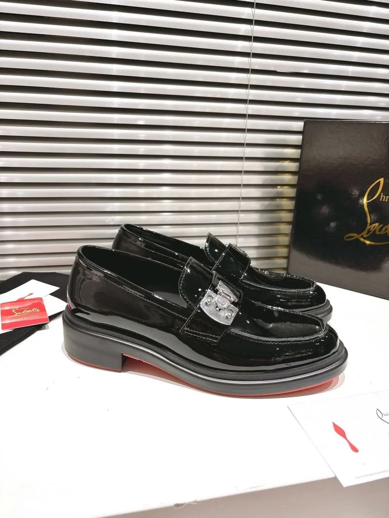 Brand-authenticated Christian Louboutin Low Shoes