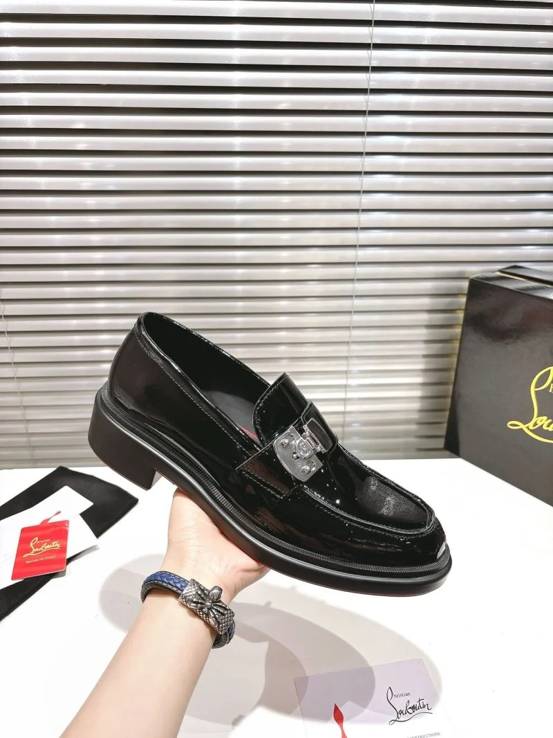 Brand-authenticated Christian Louboutin Low Shoes