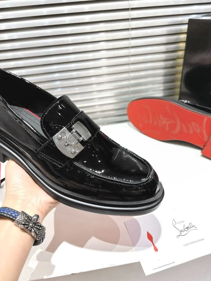 Brand-authenticated Christian Louboutin Low Shoes