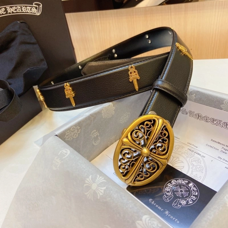 Brand-authenticated Chrome Heart Belts