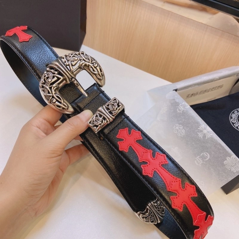 Mirror quality Chrome Heart Belts