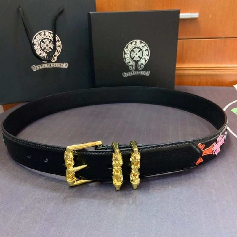 Mirror quality Chrome Heart Belts
