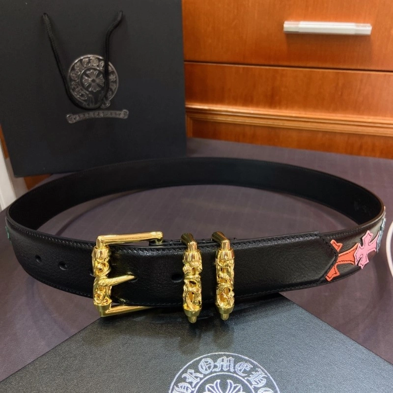 Mirror quality Chrome Heart Belts