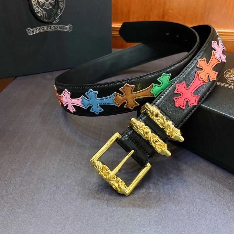 Mirror quality Chrome Heart Belts