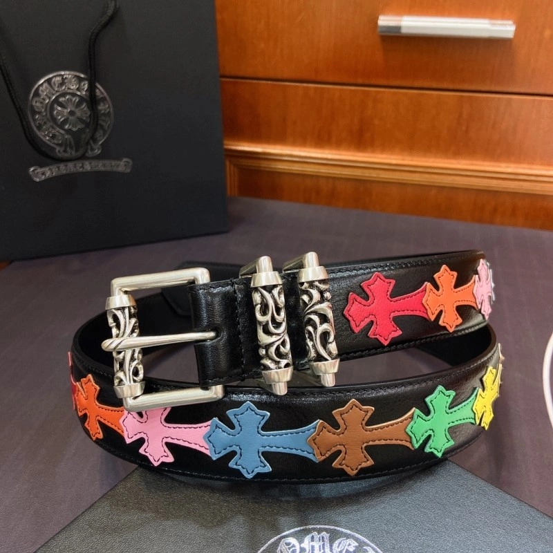 Mirror quality Chrome Heart Belts