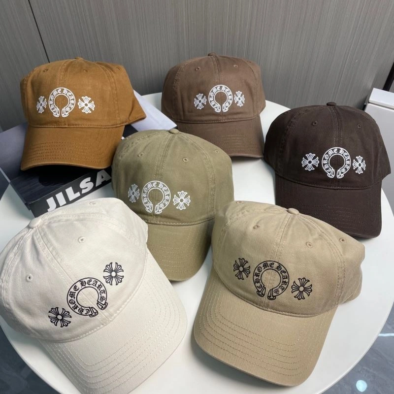 Brand-authenticated Chrome Hearts Caps
