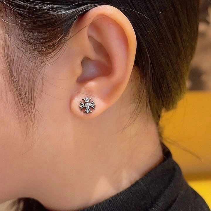 Brand-authenticated Chrome Hearts Earrings